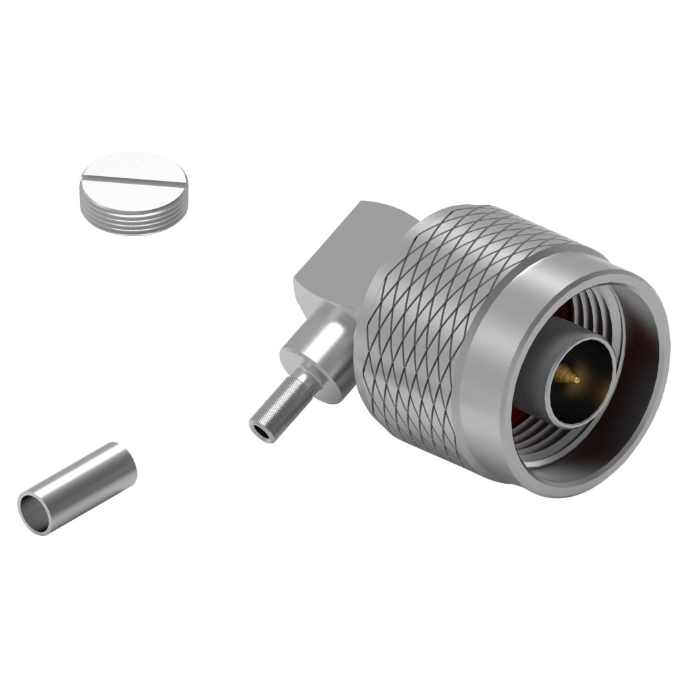 RF COAX CONN N R/A PLUG 50 OHM CABLE 60436022210121 WURTH ELEKTRONIK製 ...