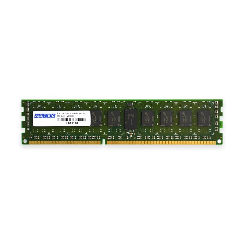PC3L-12800規格 DDR3L-SDRAM RDIMM ECC付 for Server/Workstation 低電圧モデル 8GB×2 ...