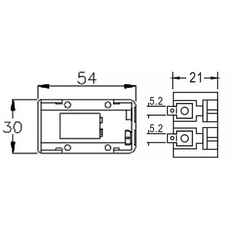 006P電池ケース リード線付 BH-9V-1A Comfortable Electronic(COMF)製｜電子部品・半導体通販のマルツ