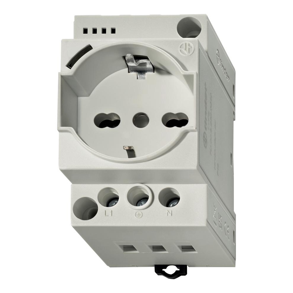 PWR OUTLET W/GRN LED 16A GREY PANEL 7U.00.8.230.0010 FINDER製｜電子部品・半導体通販のマルツ