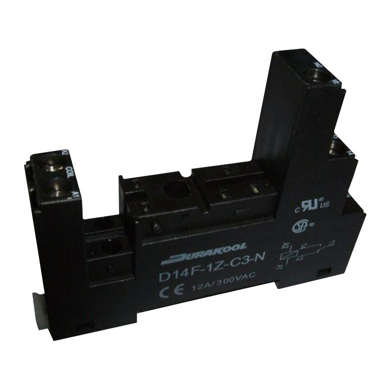RELAY SOCKET 10A 300VAC 5PIN DIN D14F-1Z-C3-N DURAKOOL製｜電子部品・半導体通販のマルツ