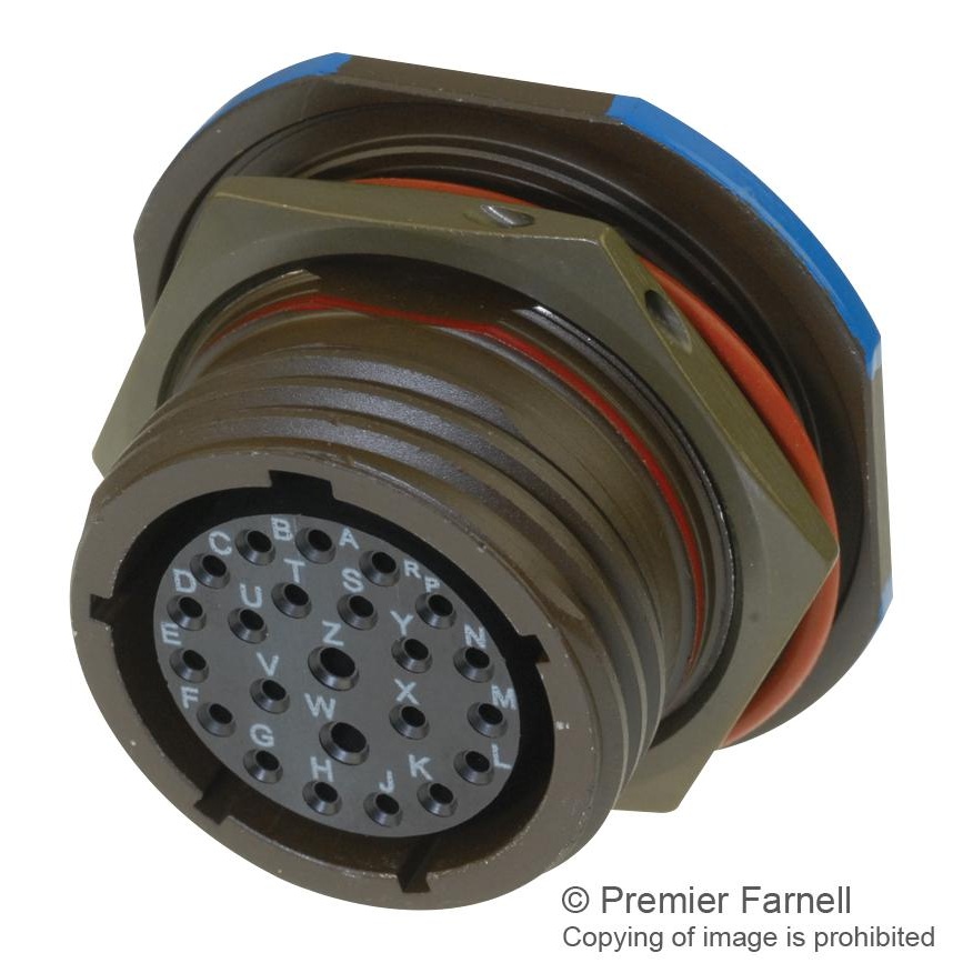 CIRCULAR CONNECTOR RCPT 15-18 JAM NUT D38999/24WD18SN Souriau-Sunbank ...