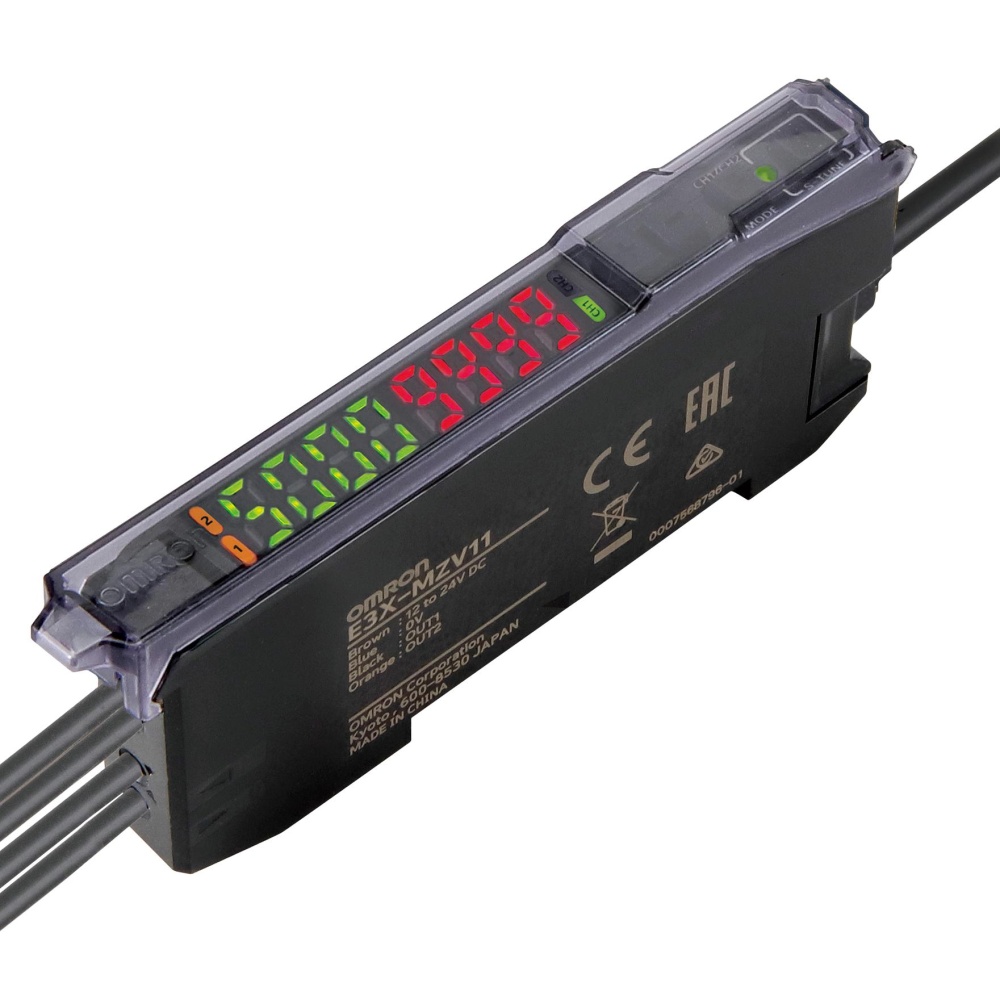 SMART FIBRE AMP UNIT 2 CH PNP 24VDC E3X-MZV41 2M OMRON製｜電子部品・半導体通販のマルツ