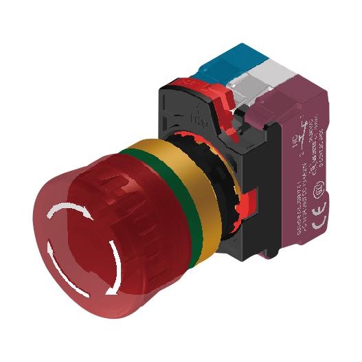 E-STOP SW DPST-NC 10A 120VAC/24VDC MP-AP2E-LTE02Q4R MULTICOMP製｜電子部品・半導体 ...