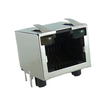 RJ45 CONN R/A JACK 8P8C 1PORT TH RJHSE-5484 Amphenol Communications ...