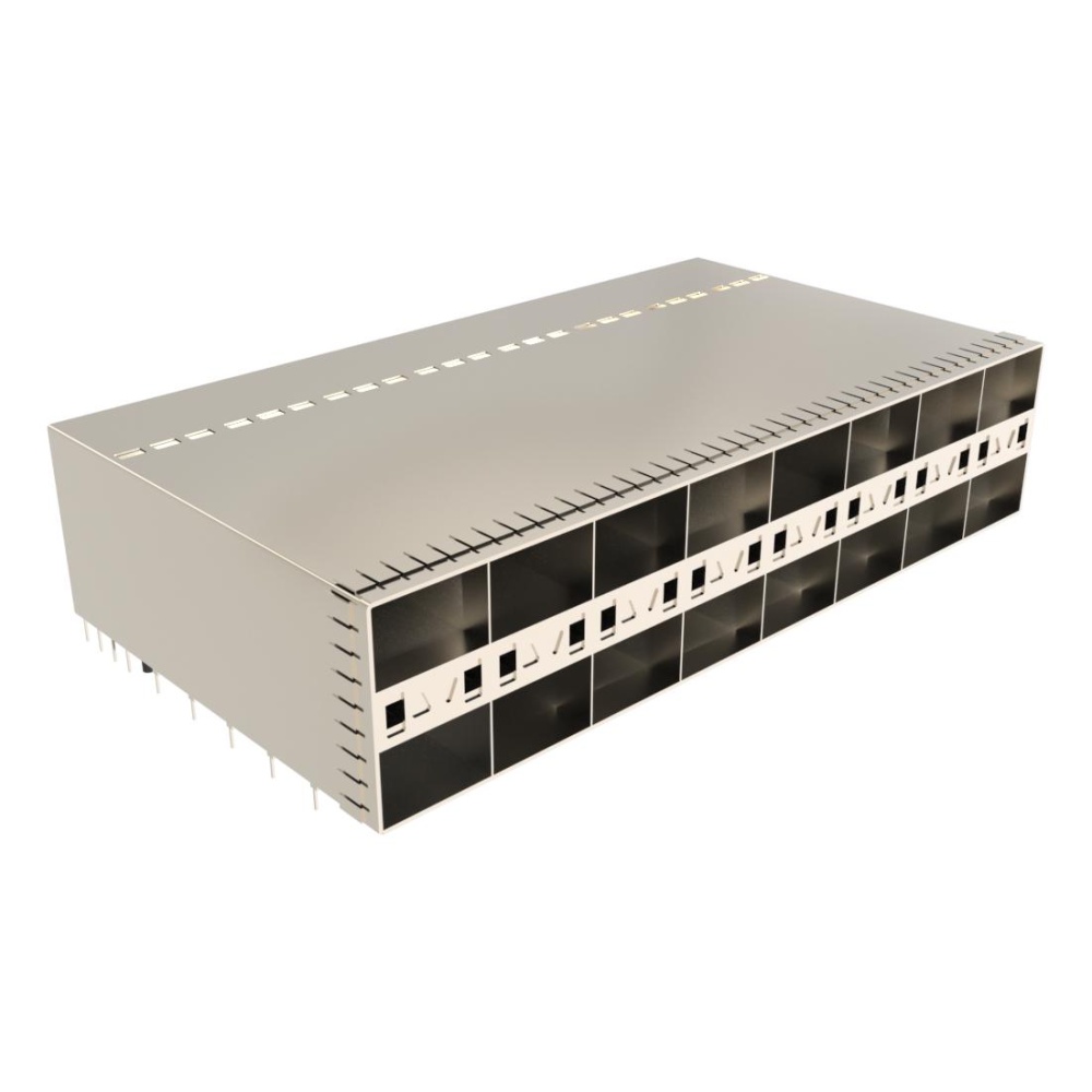 CONN CAGE SFP 4PORT PRESS-FIT UE864T262020361 Amphenol Communications ...