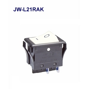 Lタイプ 全モールドロッカスイッチ(TV-8適合)JWシリーズ JW-L21RAK NKKスイッチズ製｜電子部品・半導体通販のマルツ