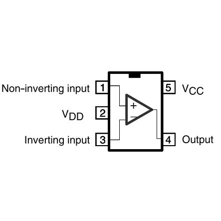 1回路 レール・ツー・レール 低電圧 オペアンプ LMV321ILT STマイクロエレクトロニクス製｜電子部品・半導体通販のマルツ