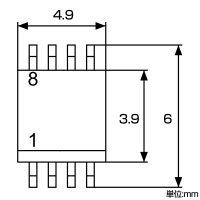 16Kbit serial I2C bus EEPROM M24C16-WMN6P STマイクロエレクトロニクス製｜電子部品・半導体通販のマルツ