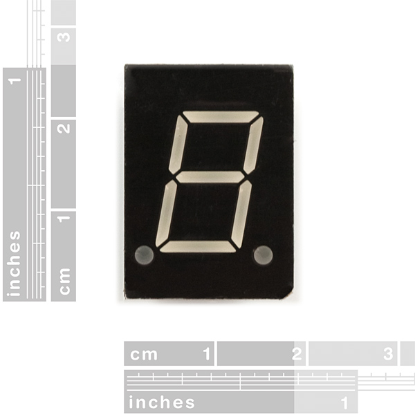 7-Segment Display - LED (Blue) COM-09191 SparkFun製｜電子部品・半導体通販のマルツ