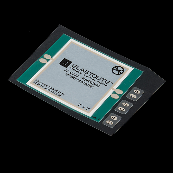 ELastoLite Panel - 2x2 inches - Green COM-11909 SparkFun製｜電子部品・半導体通販のマルツ