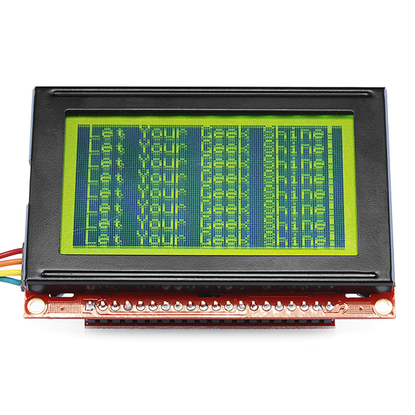 SparkFun Serial Graphic LCD 128x64 LCD-09351 SparkFun製｜電子部品・半導体通販のマルツ