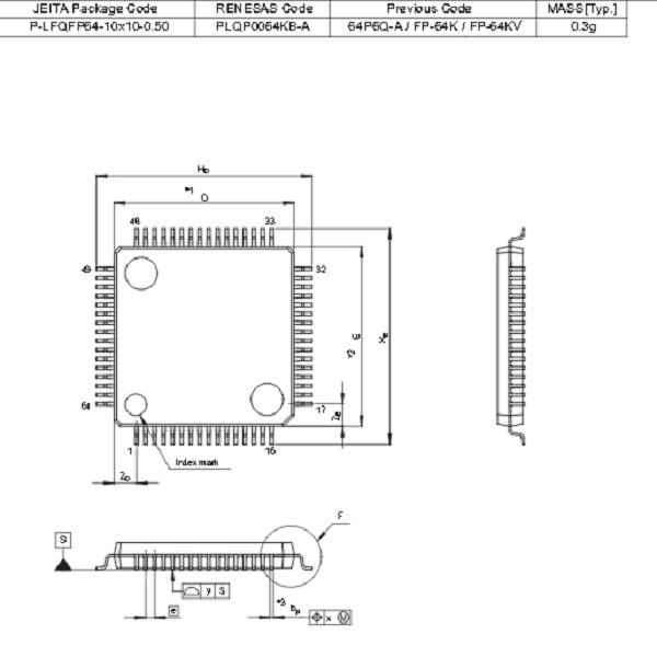 マイコンIC RX100 32BIT 96KB FLASH 64LFQFP R5F51114ADFM#3A ルネサスエレクトロニクス(Intersil・IDT)製｜電子部品・半導体通販のマルツ