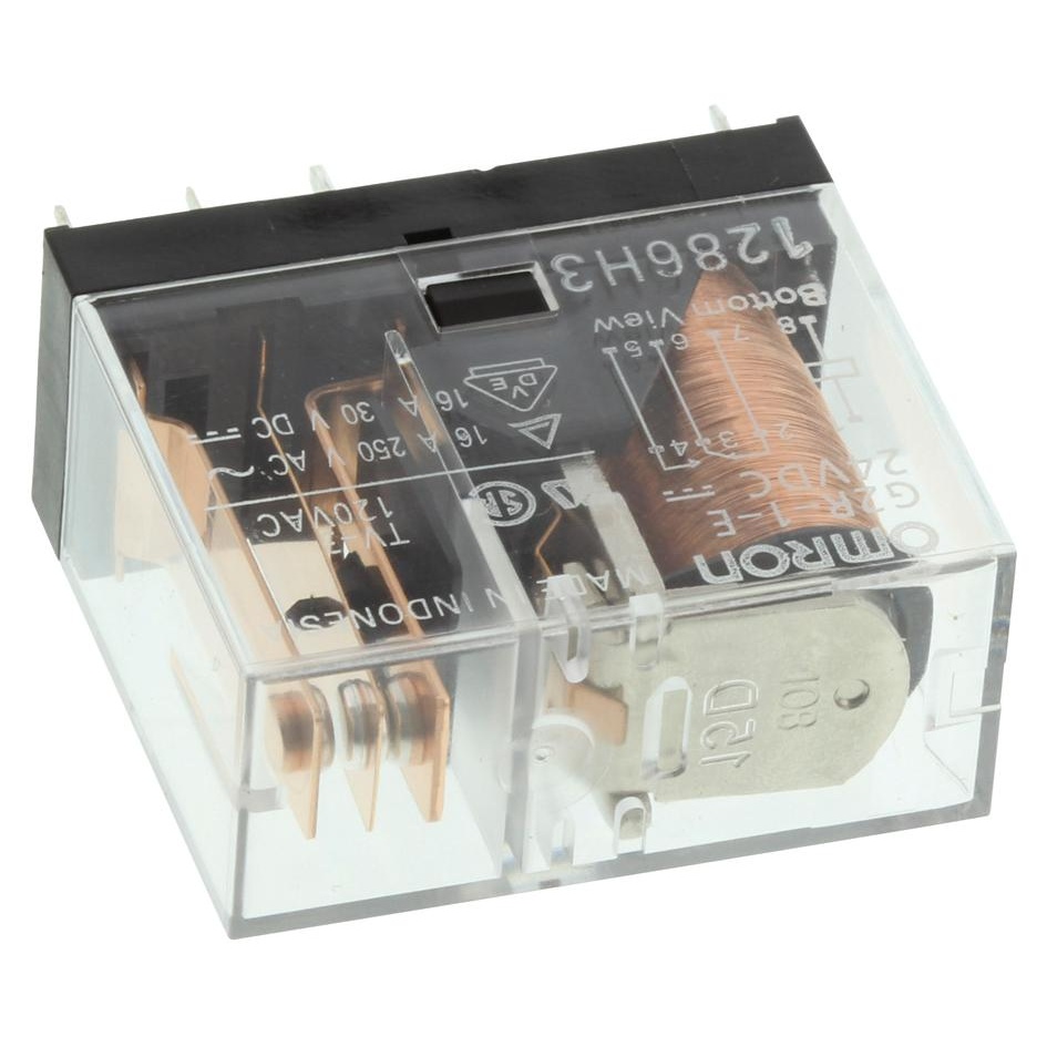 RELAY SPDT 250VAC 30VDC 16A G2R-1-E 24DC OMRON製｜電子部品・半導体通販のマルツ