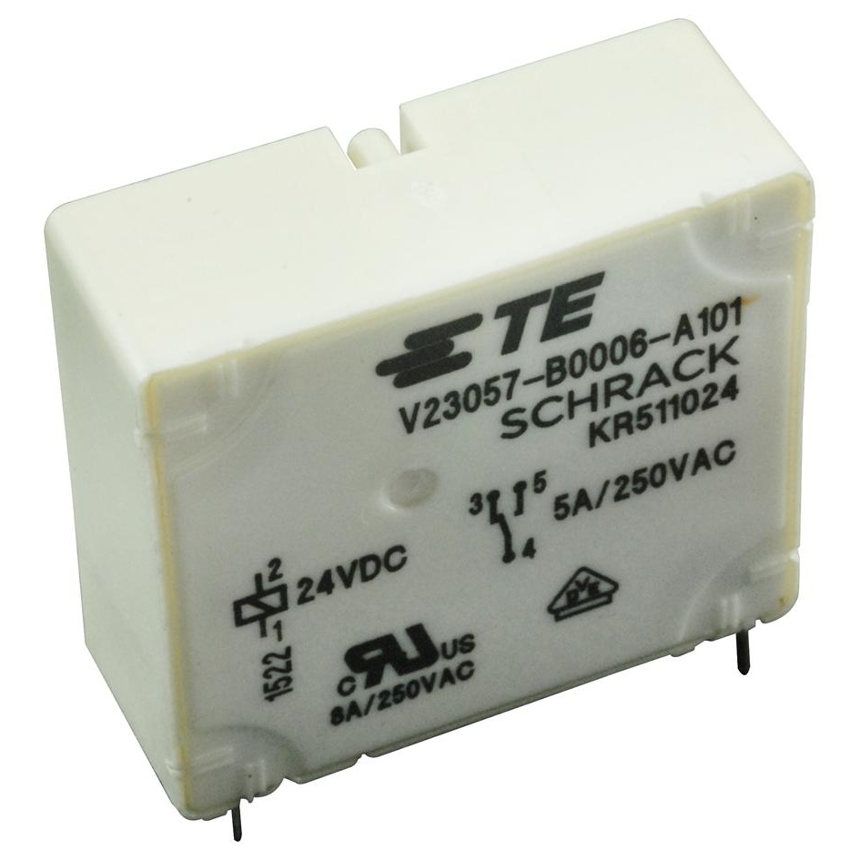 RELAY SPDT 250VAC 5A V23057-B0006-A101 TE Connectivity(Tyco Electronics ...