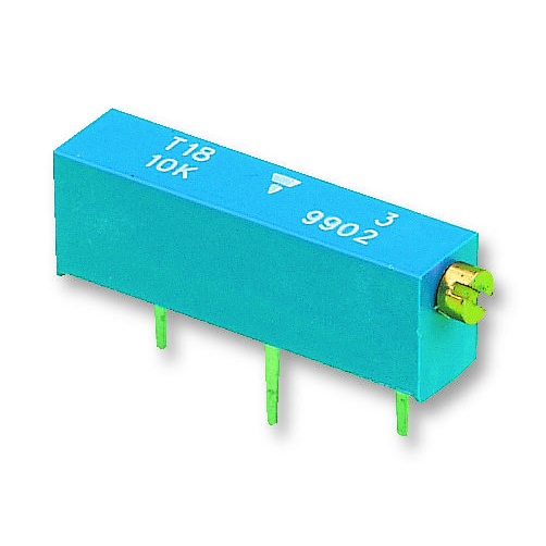 TRIMMER POT 100R 18TURN THD T18101KT10 VISHAY製｜電子部品・半導体通販のマルツ