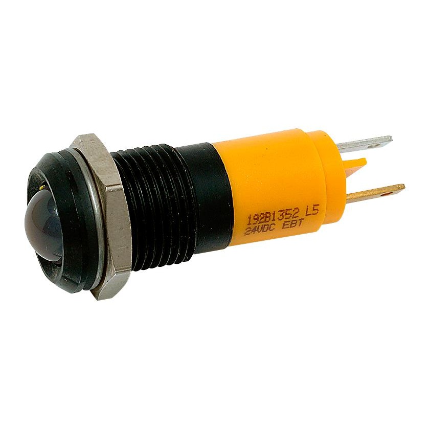 LED M14 24VDC BLK CHROME YELLOW 192B1352 CML INNOVATIVE TECHNOLOGIES製 ...