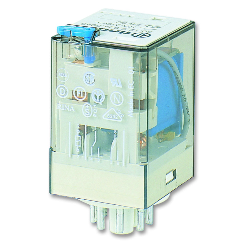 RELAY DPDT 250VAC 10A 60.12.8.024.0040 FINDER製｜電子部品・半導体通販のマルツ