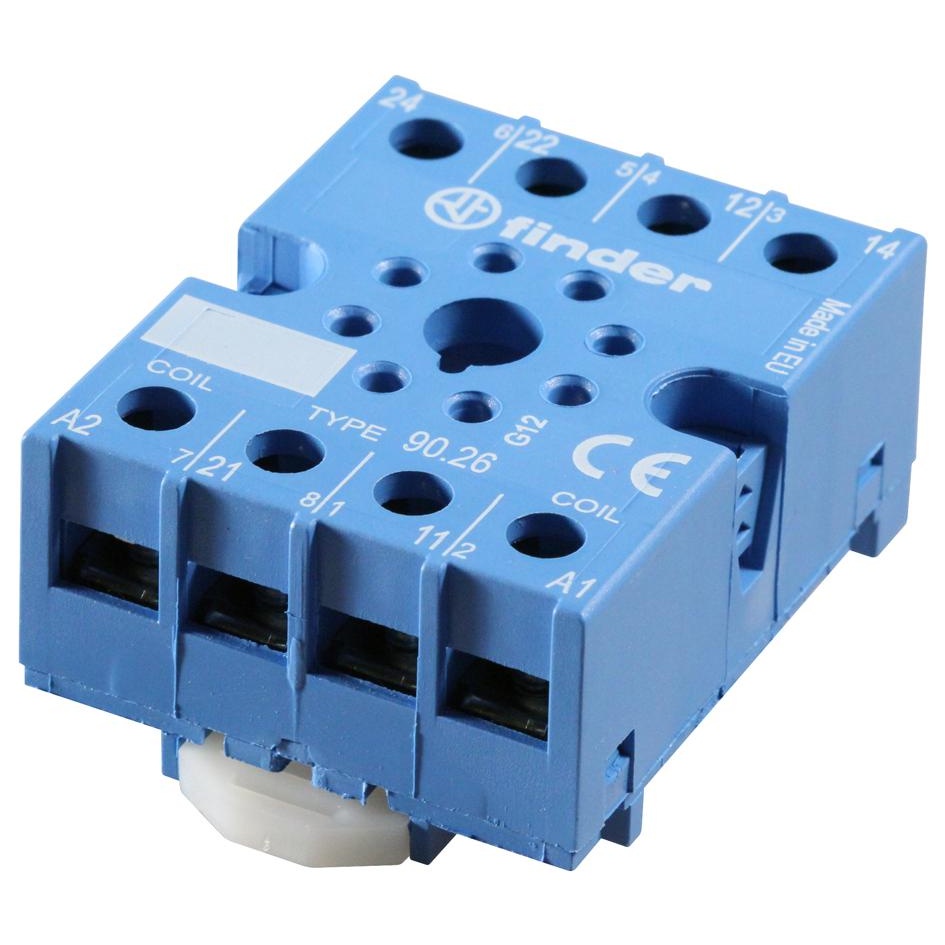 SOCKET DIN/SURFACE 8 PIN RELAY 90.26SMA FINDER製｜電子部品・半導体通販のマルツ