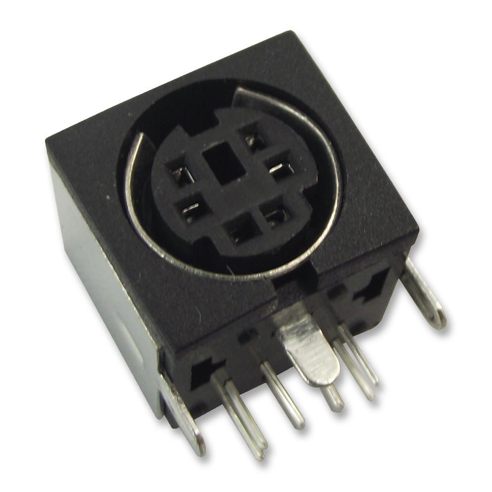 SOCKET MINI DIN CHASSIS 6 WAY PCB TM 0508 A/6 Lumberg Automation製｜電子部品 ...