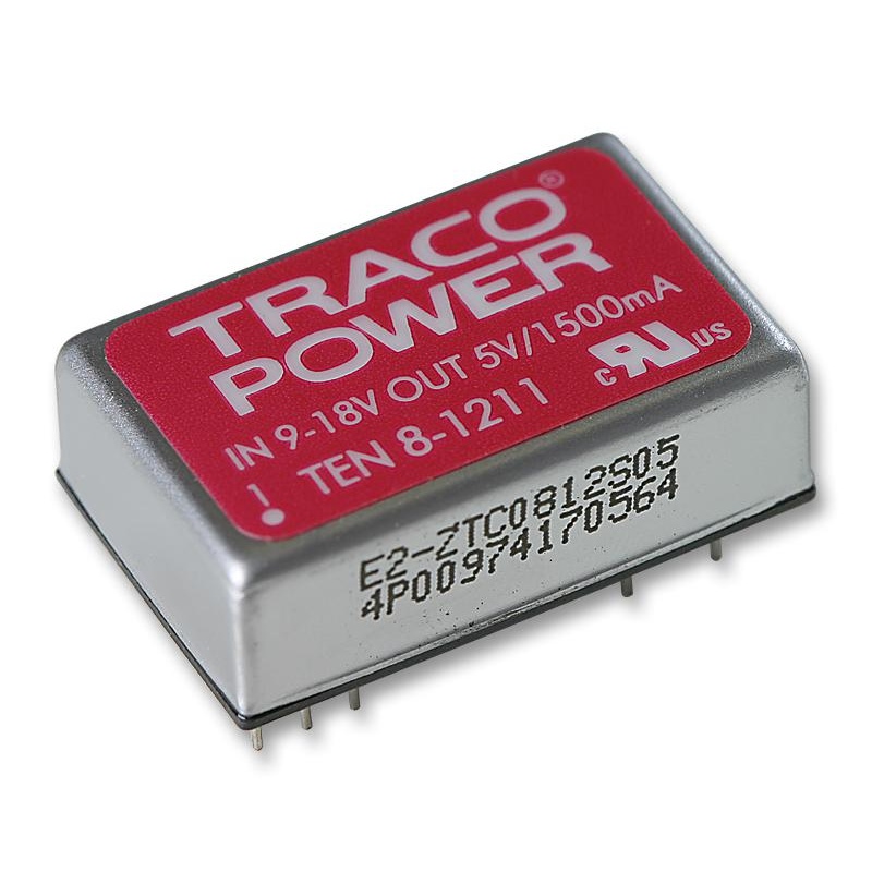 CONVERTER DC/DC 8W 12V TEN 8-4812 TRACOPOWER製｜電子部品・半導体通販のマルツ