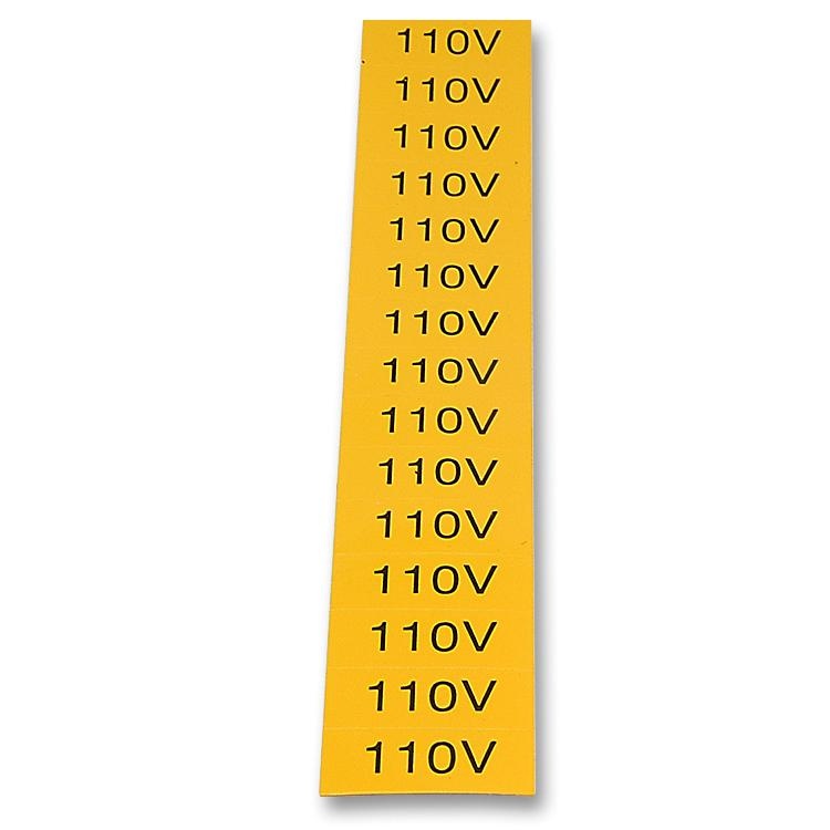 LABEL 110V CARD OF 20 13033 TE Connectivity(Tyco Electronics)製｜電子部品・半導体 ...