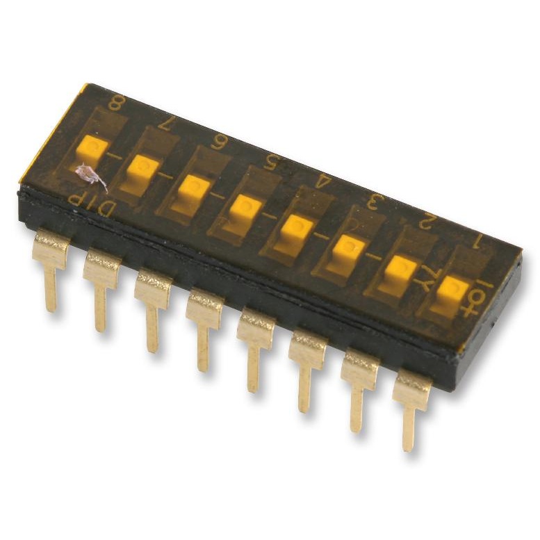 SWITCH DIL TRI-STATE 8WAY MCTIIR-08-T MULTICOMP製｜電子部品・半導体通販のマルツ