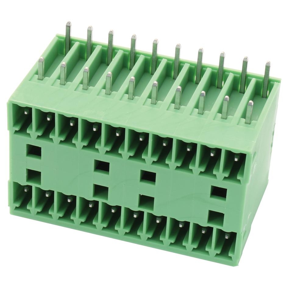 HEADER PCB DOUBLE 3.81MM 10WAY MCD 1,5/10-G1-3,81 フェニックス・コンタクト製｜電子部品 ...