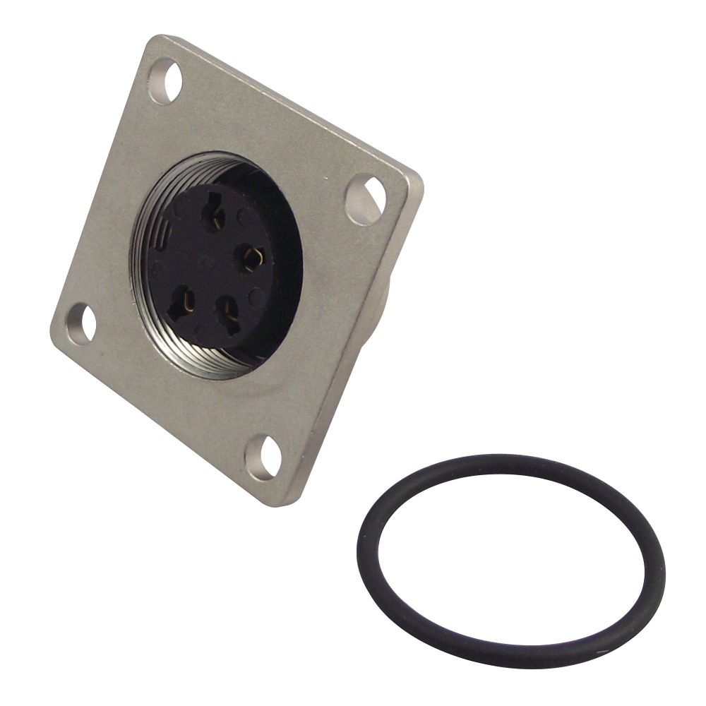SOCKET FLANGE CHASSIS 4 WAY 0308 04 Lumberg Automation製｜電子部品・半導体通販のマルツ